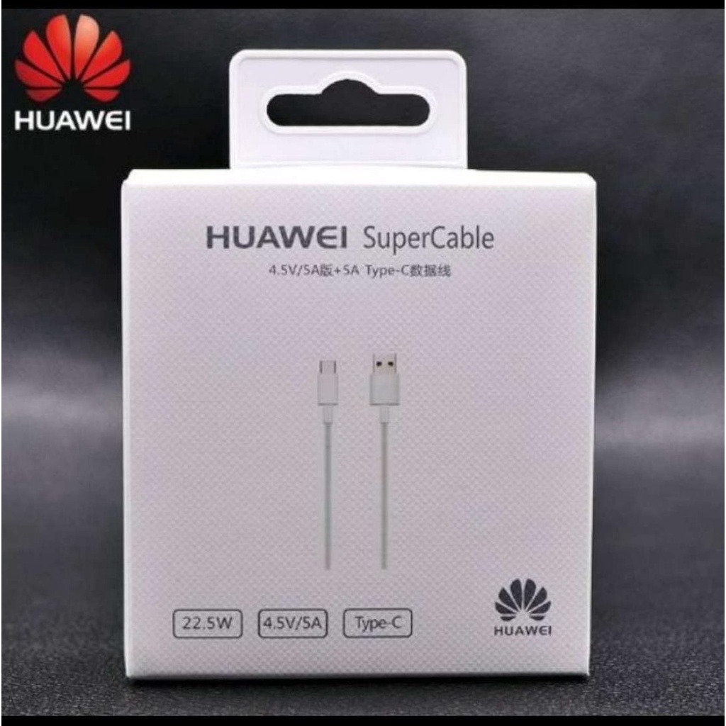 Jual Kabel Charger Huawei Super Charge 5A Type C Data Cable P10 P20 P30 ...