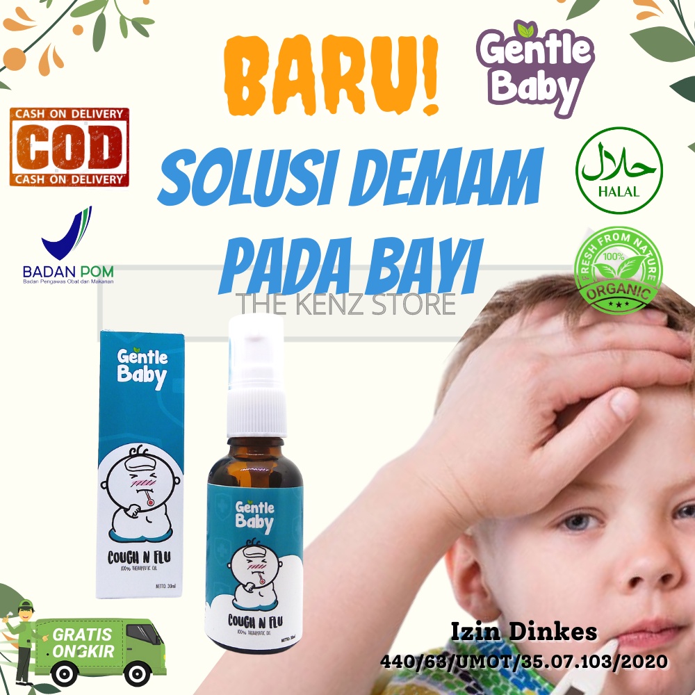 Jual Gentle Baby Minyak Oles Essensial Oil Obat Cough And Flu Batuk ...