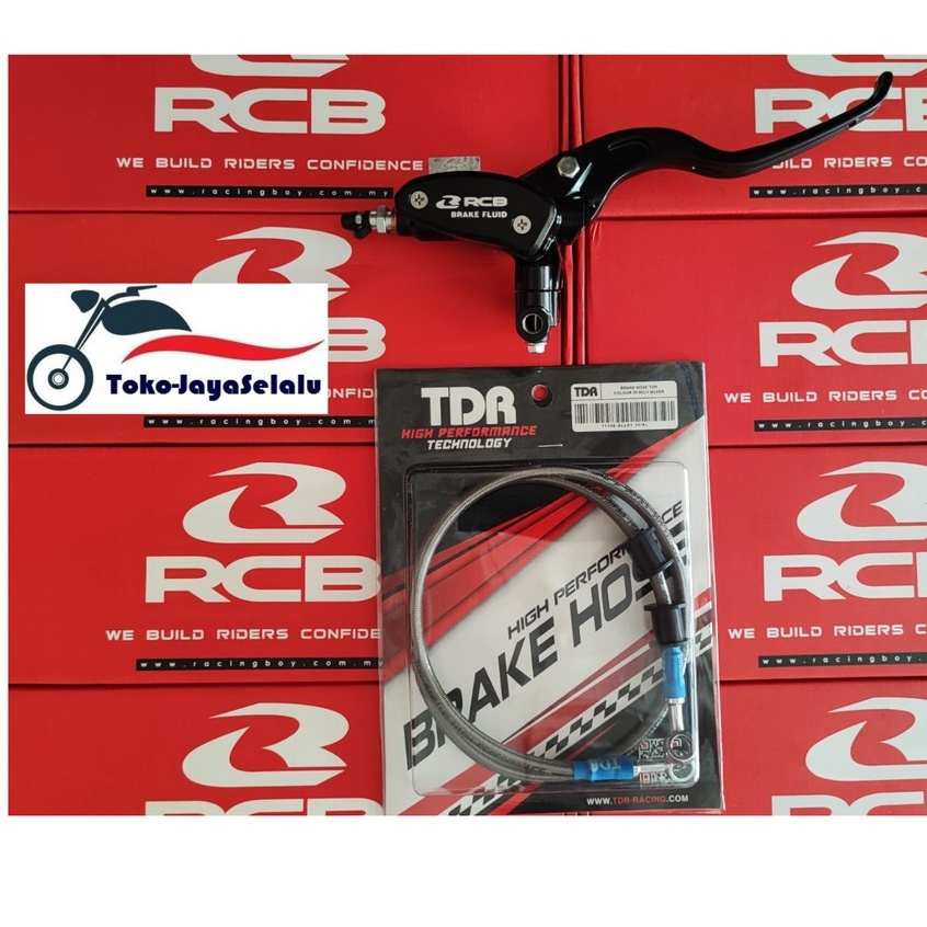 Jual Master rem RCB oval kanan atau kiri 14mm 14 mm E2 hitam ORIGINAL dan Selang Rem TDR ...