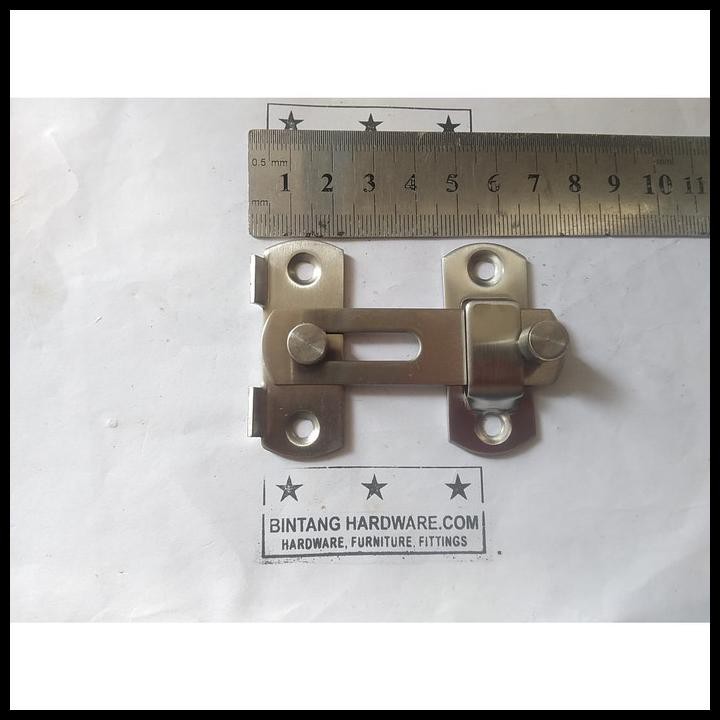 Jual Grendel Kait Stainless Steel Ss Ukuran Kecil 101S Gerendel Pintu ...