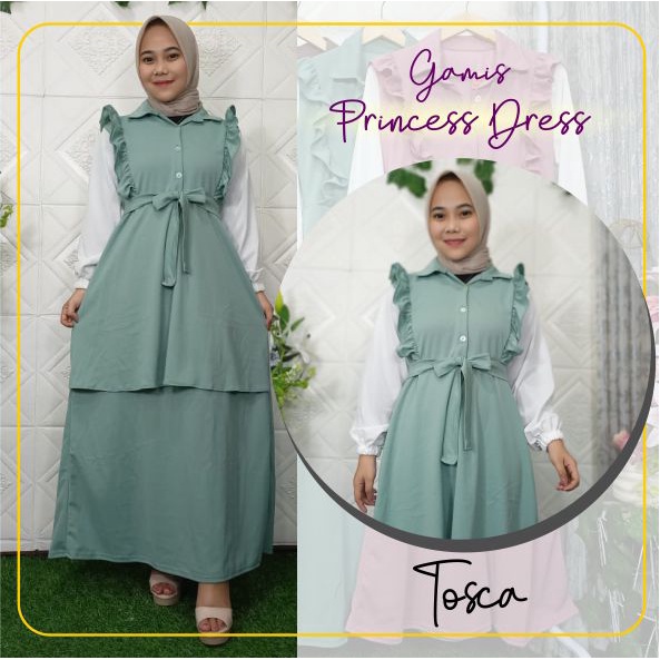Jual LISFASHION 626 Gamis Princess Dress ( Busui ) | Shopee Indonesia
