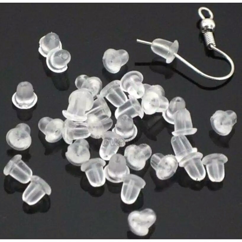 Jual Stopper Anting Karet Penahan Anting Tusuk Pantat Anting 3 gr ( isi ... Jual Stopper Anting Karet Penahan Anting Tusuk Pantat Anting 3 gr ( isi ...