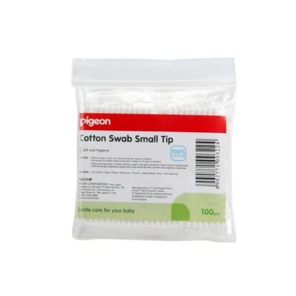 Jual Pigeon Cotton Swab Small Tip Cotton Bud 100 pcs x 3 | Shopee Indonesia