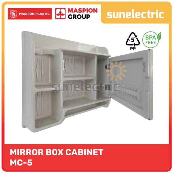 Jual Maspion PLA MC 5 Mirror Box Cabinet Kotak Sabun Cermin Serbaguna ...