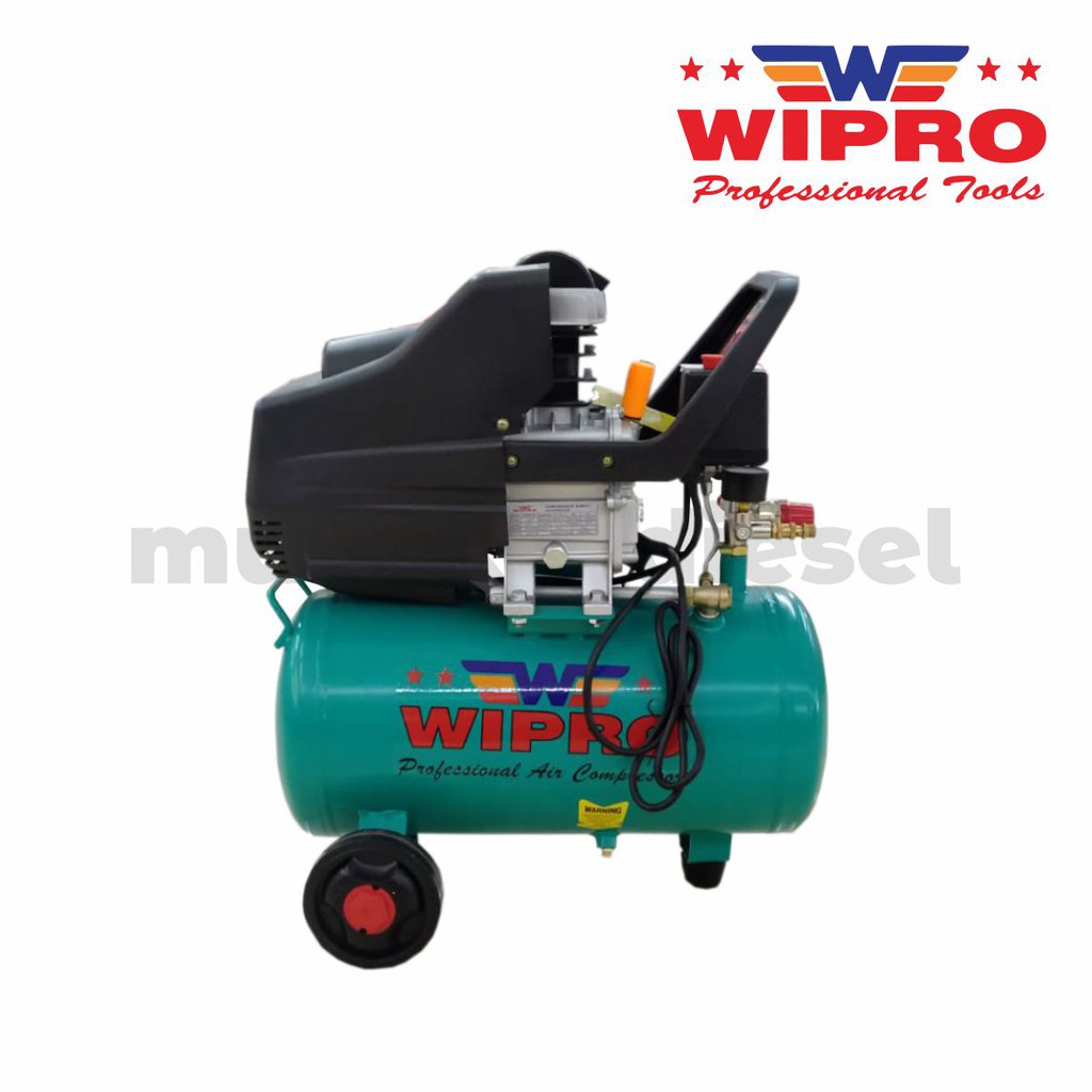Jual Air Compressor Listrik 1 HP 24 LITER- Wipro GEMINI 240 | Shopee ...