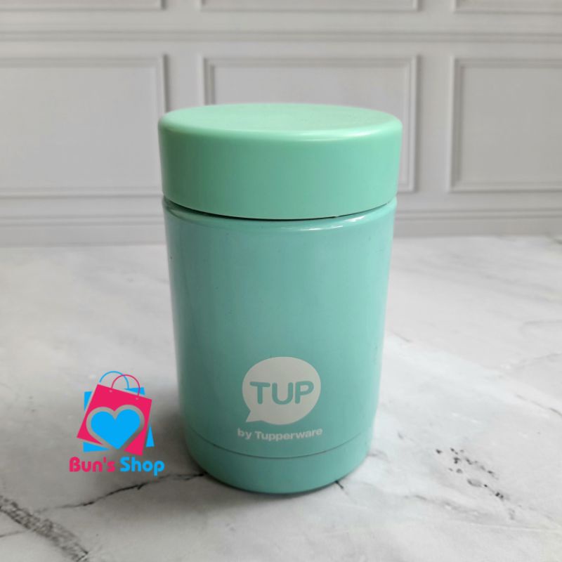Jual PRELOVED Mini Thermal Flask Tupperware (Termos makan minum/MPASI ...