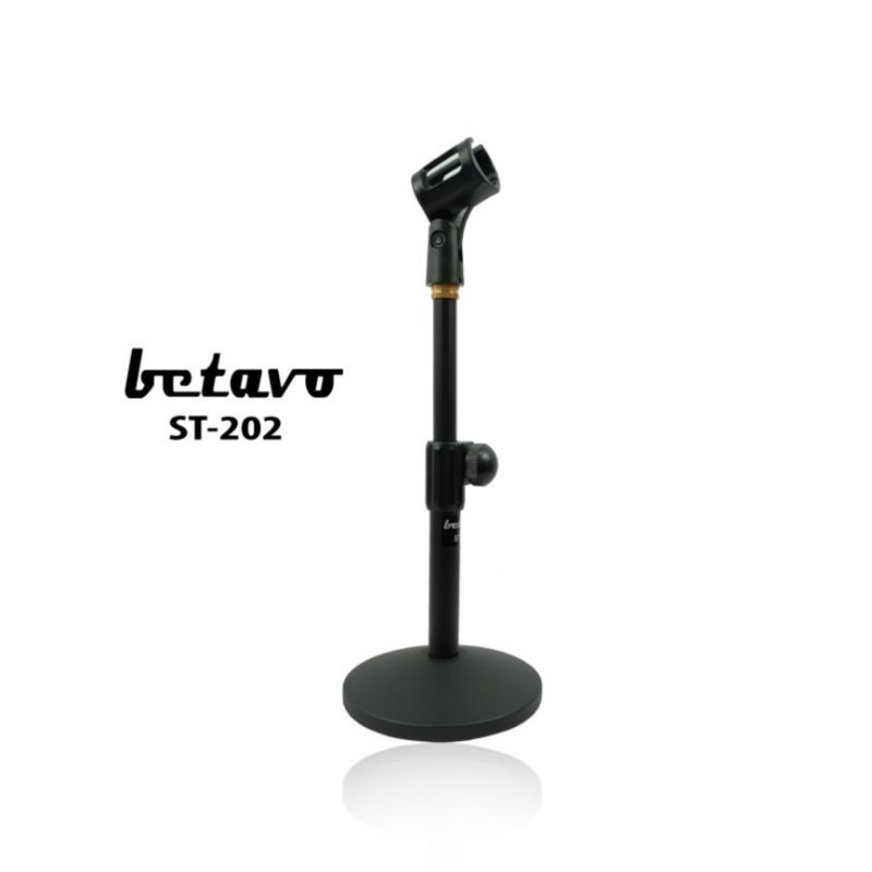 Jual GROSIR STAND MIC MEJA BETAVO ST 202 FULL BESI | Shopee Indonesia
