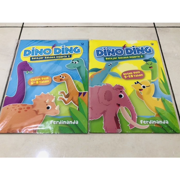 Jual Buku komik dino ding belajar bahasa inggris satuan | Shopee Indonesia
