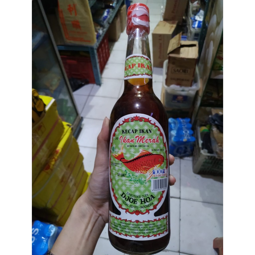 Jual KECAP IKAN CAP IKAN MERAH JUHA DJOE HOA 620 ML | Shopee Indonesia