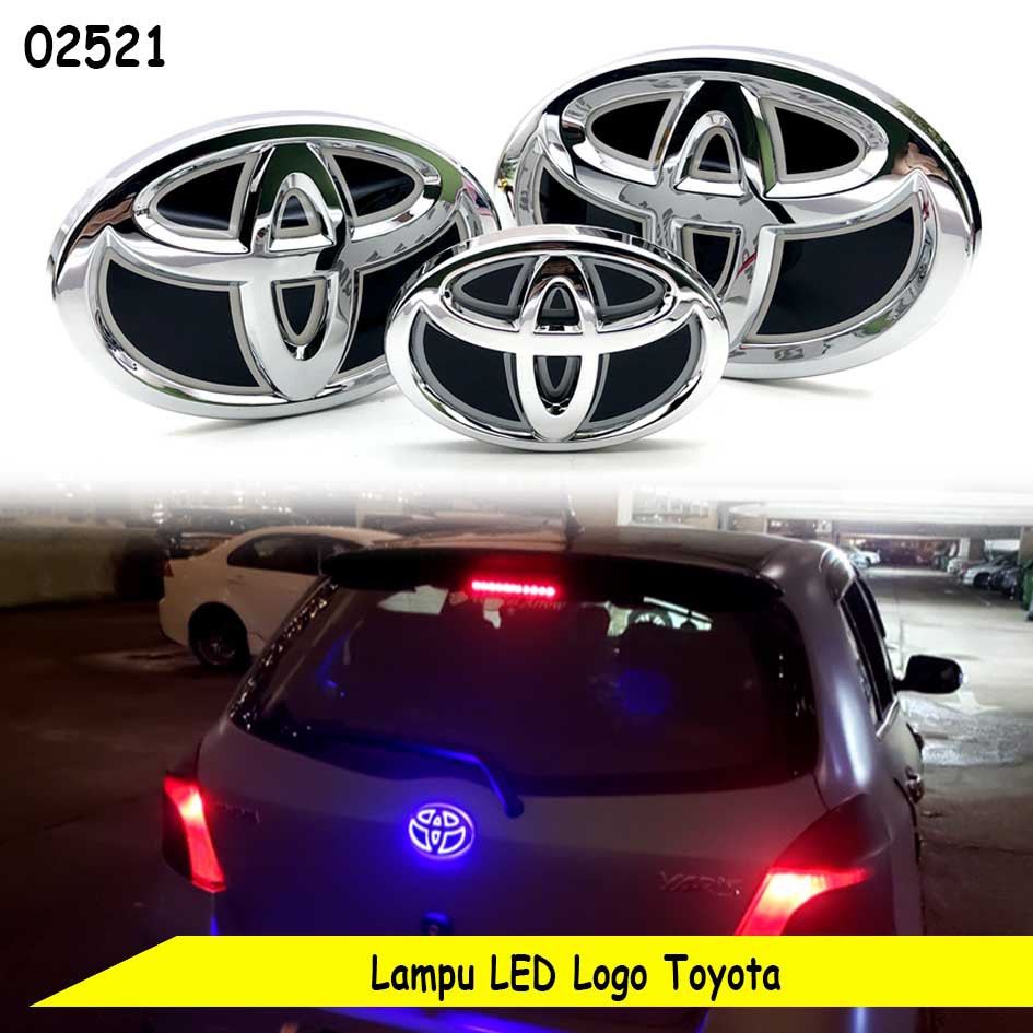 Jual HIGH QUALITY Emblem Mobil Lampu Car Logo LED Toyota Emblem Lampu ...