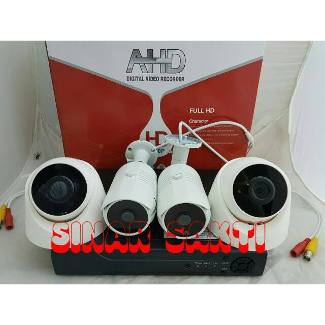Jual PAKET CAMERA CCTV 4 CHANNEL 4MP 1080p Full HD EXMOR SONY ( KOMPLIT ...