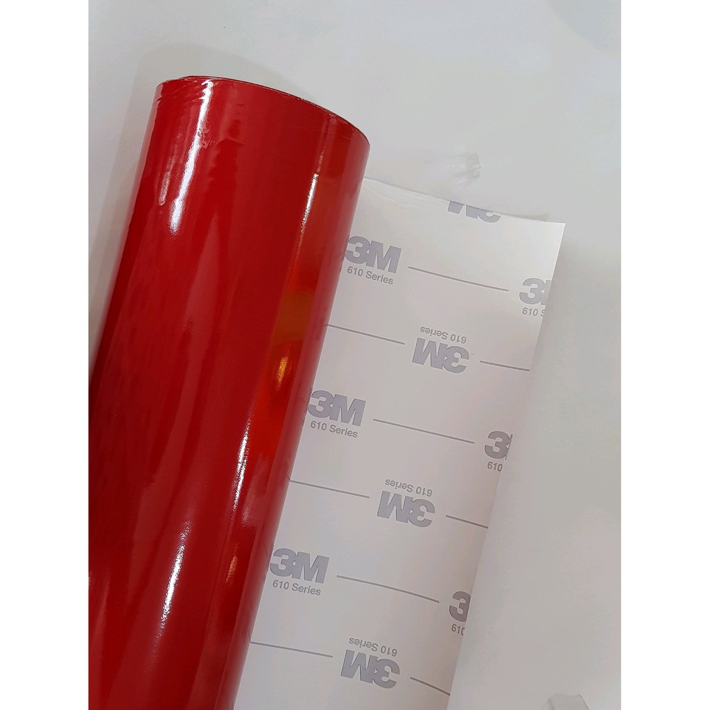 Jual 3M Scotchlite 610 Series Reflective Sticker - 60 cm x 50 cm , Merah | Shopee Indonesia