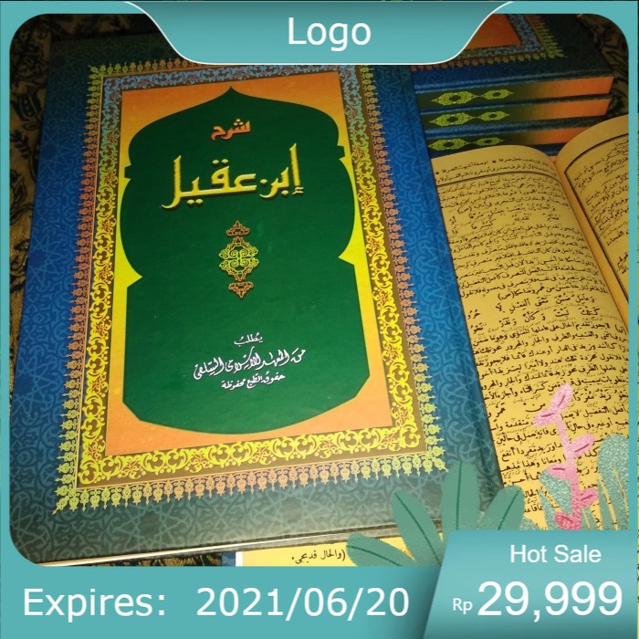 Jual Kitab Ibnu Aqil Syarah Alfiyah /Alfiah Petuk Makna Pesantren Akil ...