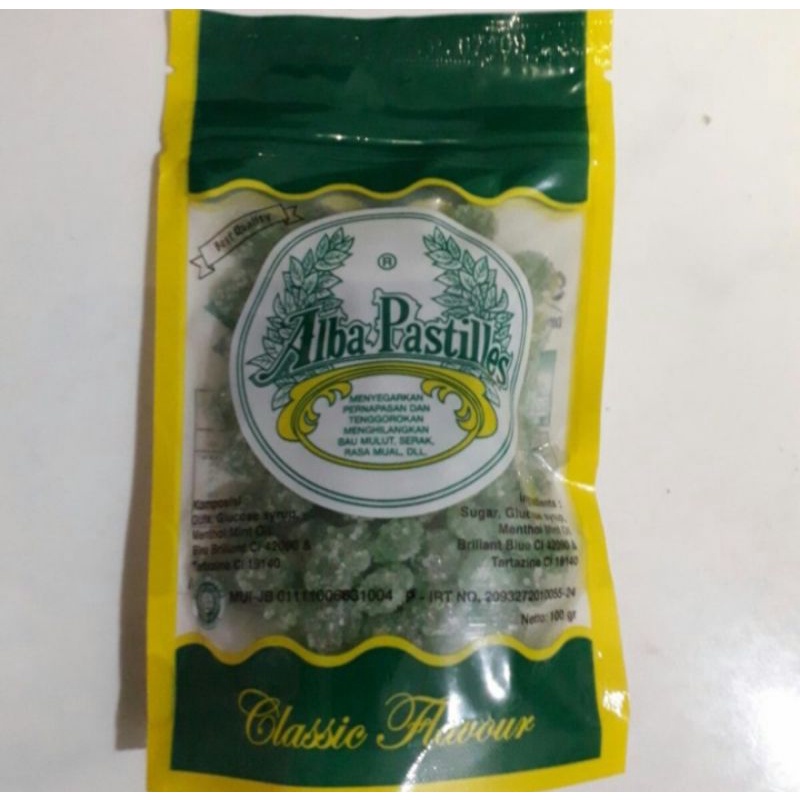 Jual Permen Alba Pastilles Permen Alba Pastiles Mint Kayu Putih 100 gr ...