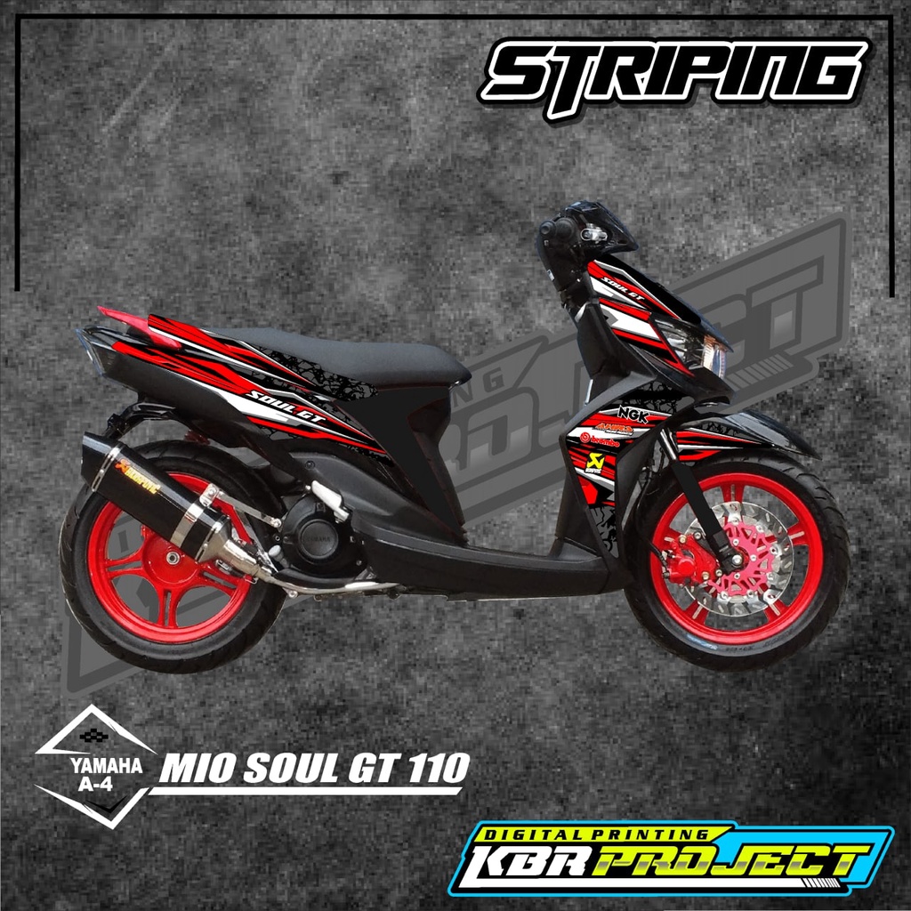 Jual [COD] Stiker MIO striping MIO SOUL GT 110 motor YAMAHA motor ...