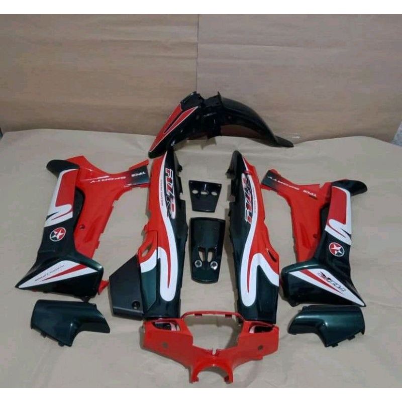 Jual Cover Body Fizr F1zr Caltex Hijau Merah Full Set Halus Cover Bodi ...