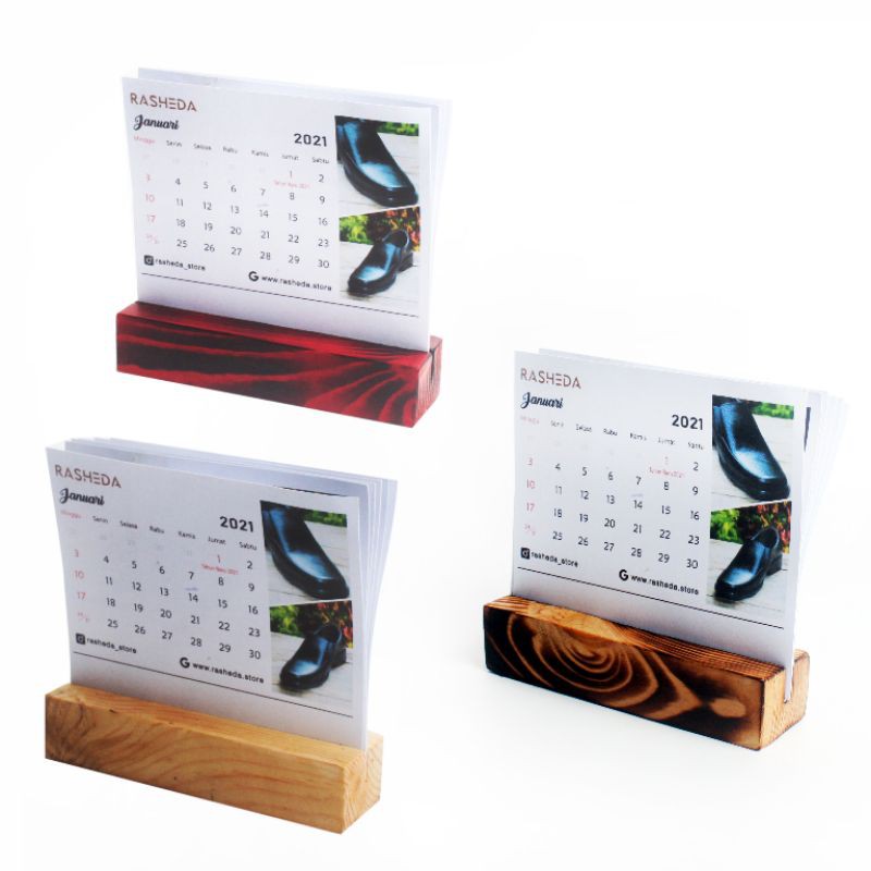 Jual kalender 2021 Stand Kayu Jati Belanda | Shopee Indonesia