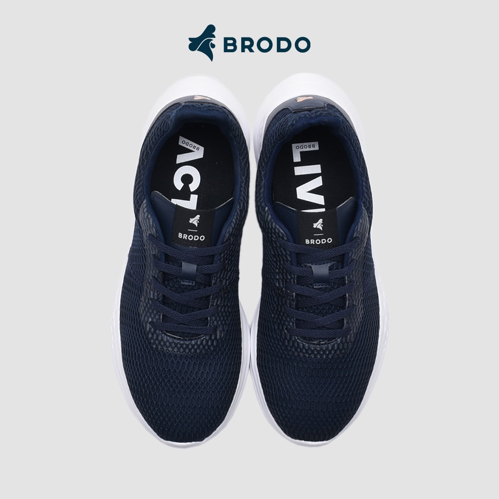 Jual BRODO - Sneakers Active Sprint Navy WS | Shopee Indonesia
