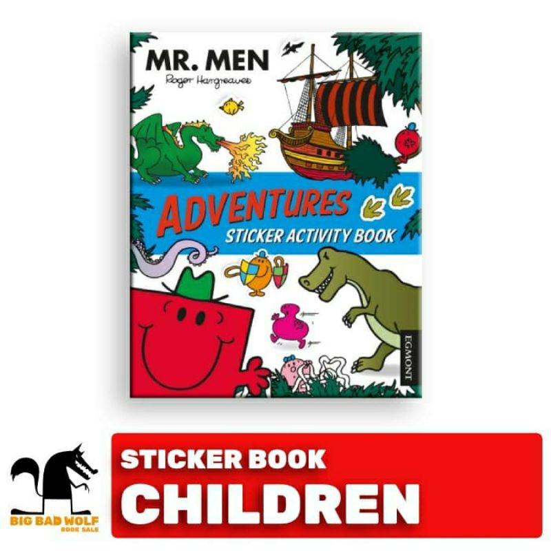 Jual Mr. Men Adventures sticker activity book | Shopee Indonesia