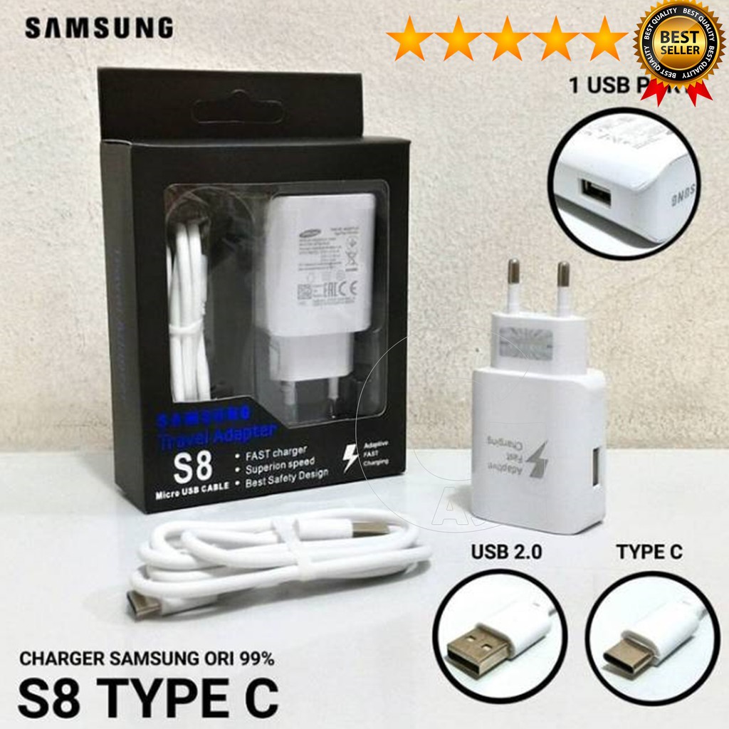 Jual Samsung Galaxy Fast Charger 25 Watt Type C Putih | Shopee Indonesia
