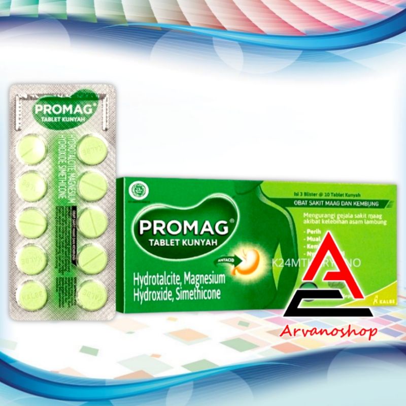 Jual PROMAG BLISTER 10 TABLET KUNYAH (ED 10/2026) | Shopee Indonesia