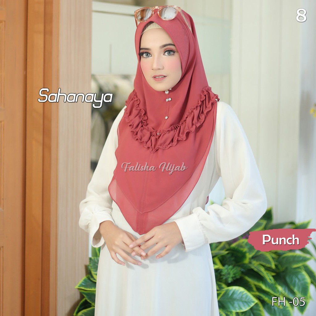 Jual Jilbab Khimar Sahanaya Ori Falisha Sayra BY ATHIRTEXTILE | Shopee ...