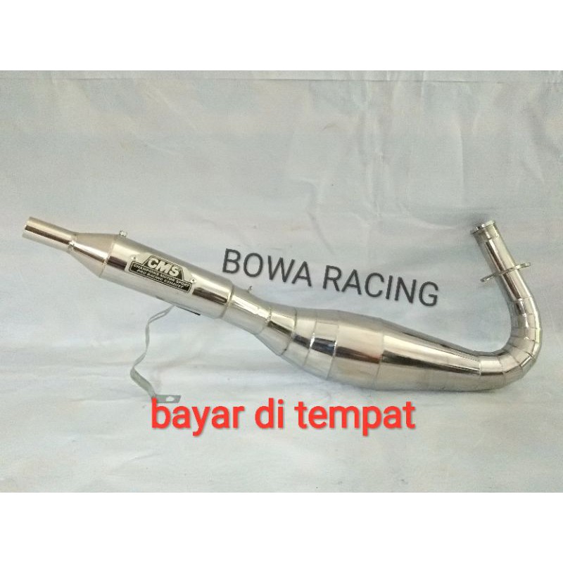 Jual Knalpot Rx King Kolong Telo Kompetisi Cms Chrome | Shopee Indonesia