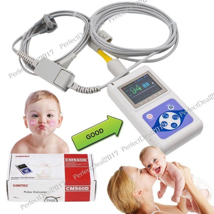 Jual New Neonatal Infant pediatric Kids Born Pulse Oximeter Spo2 and ...