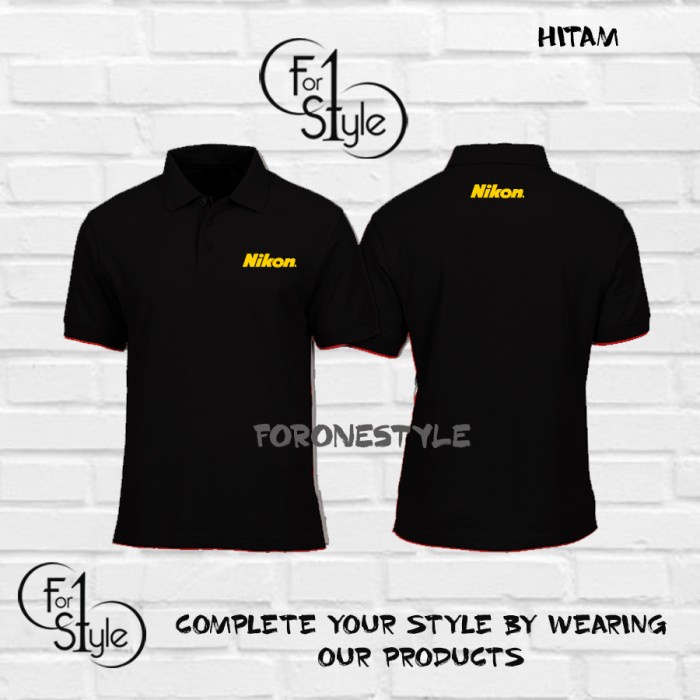 Jual Polo Shirt Kaos Polo Camera NIKON LOGO Kaos Gadget - Polo ...