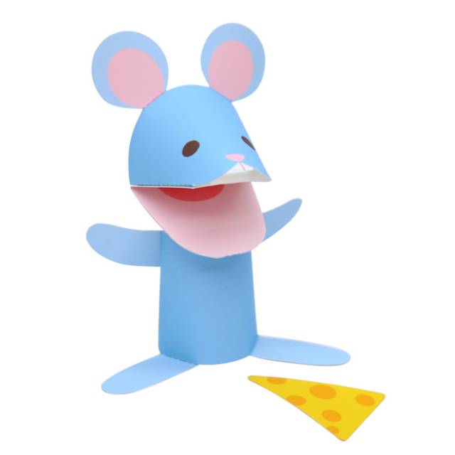 Jual Finger Puppet: Mouse Papercraft | Shopee Indonesia