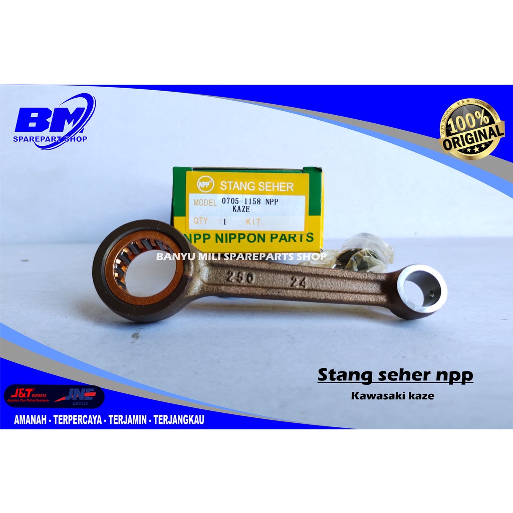Jual STANG SEHER/ STANG SEKER/ CONROD KIT KAZE NPP ORIGINAL 100% ...