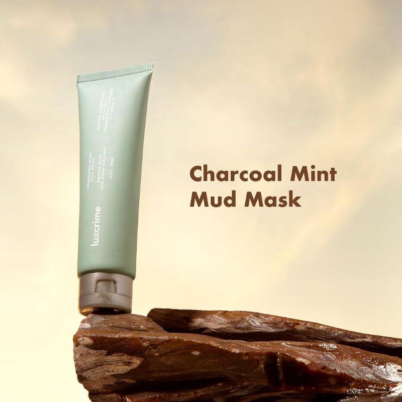 Jual Luxcrime Charcoal Mint Mud Mask | Shopee Indonesia