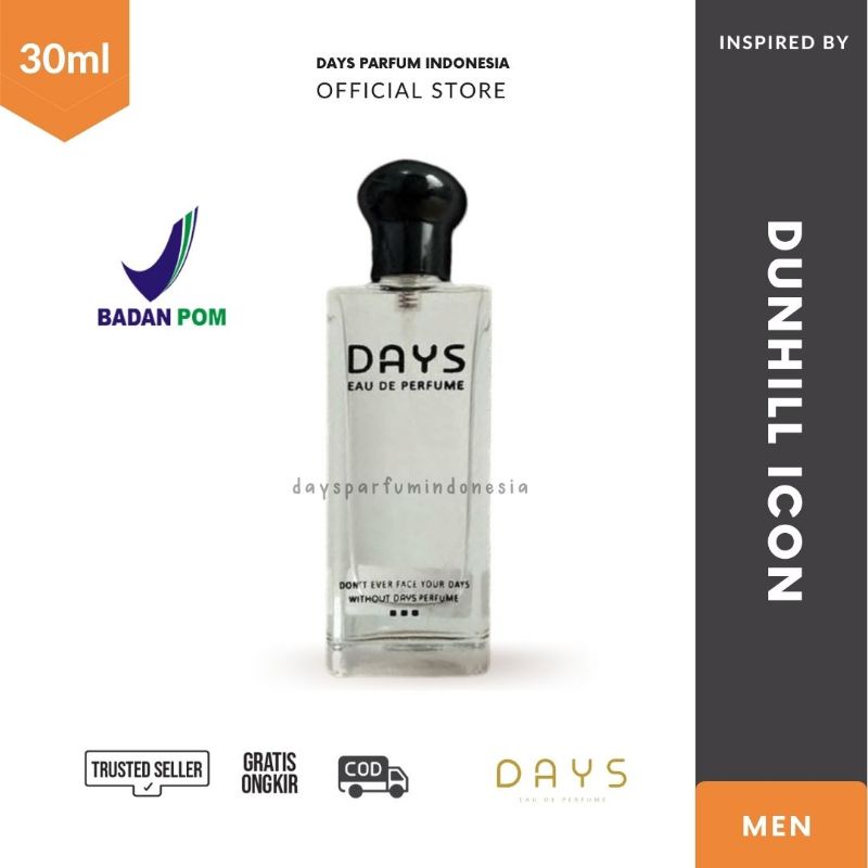 Jual DAYS PARFUM / DAYS PARFUME / MINYAK WANGI PRIA DAYS PERFUME ...