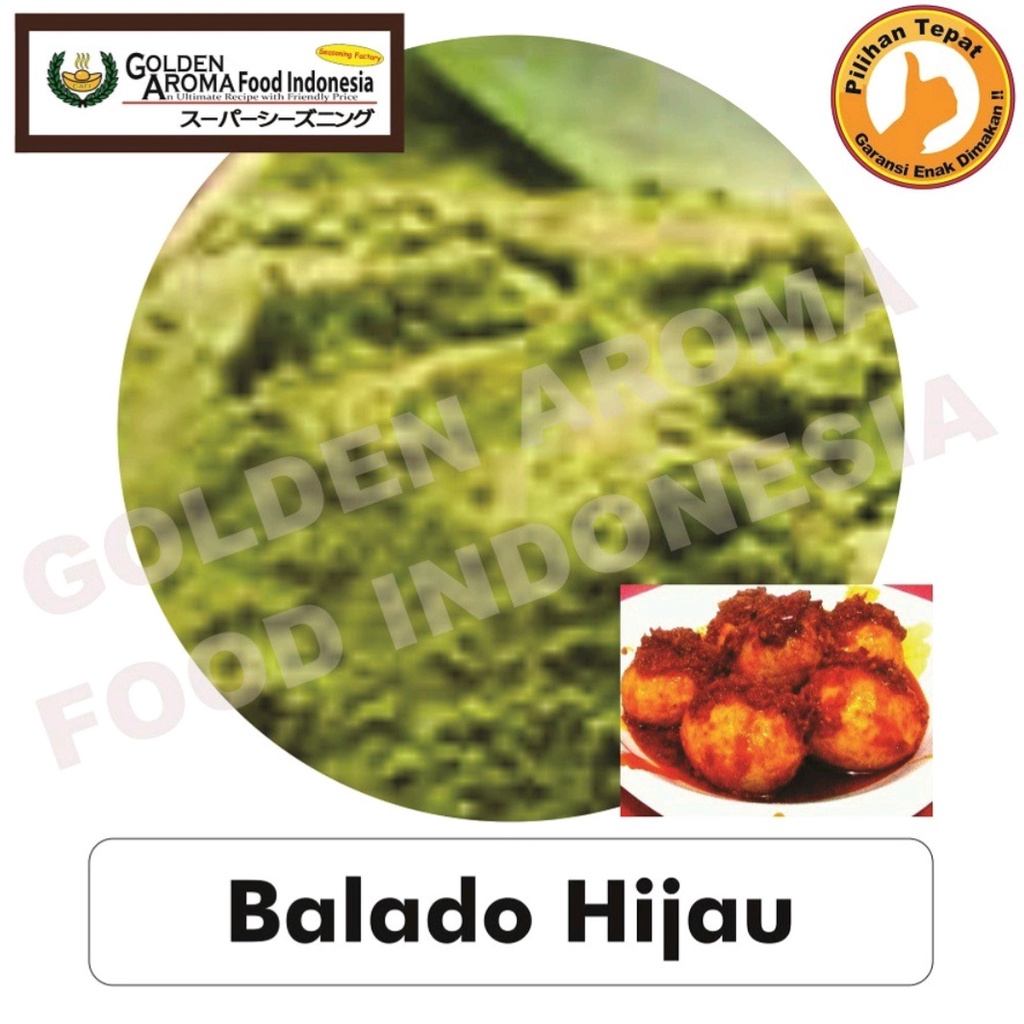 Jual Bumbu Tabur Rasa Balado Hijau 500gr Serbaguna Halal dan Murah ...
