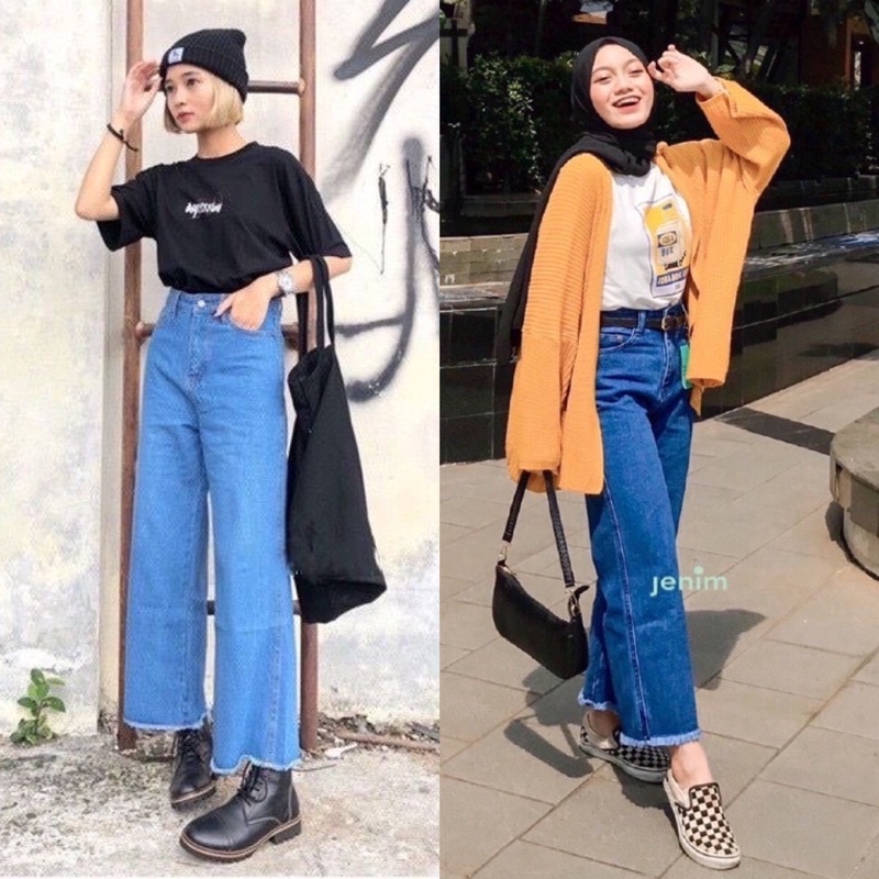 Jual KULOT JEANS RAWIS / KULOTRAWIS | Shopee Indonesia