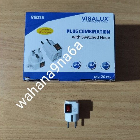 Jual Tusuk kontak lampu on off kombinasi multi visalux | Shopee Indonesia