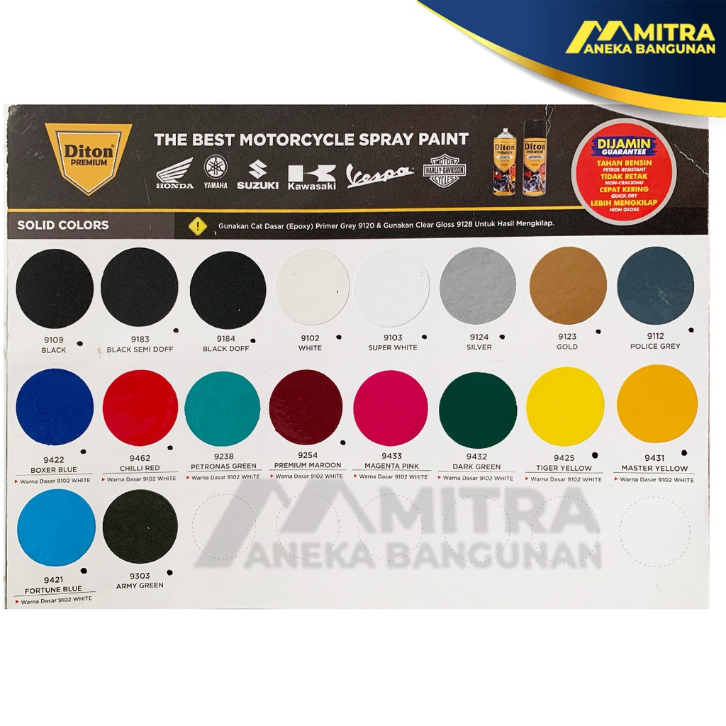 Jual DITON PREMIUM 400cc Cat Semprot PART 1 - cat pylox pilox | Shopee ...