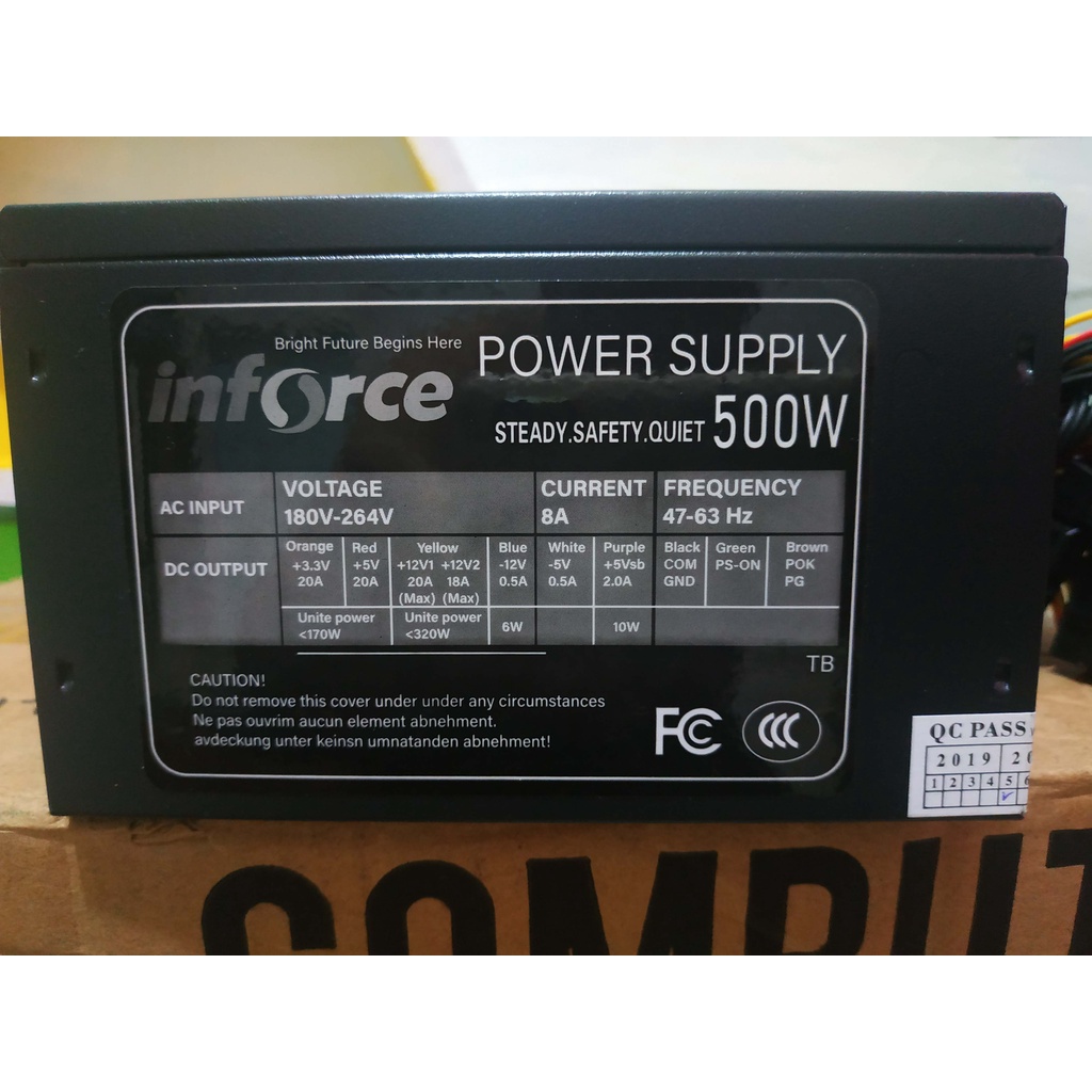 Jual Power supply inforce 500watt | Shopee Indonesia