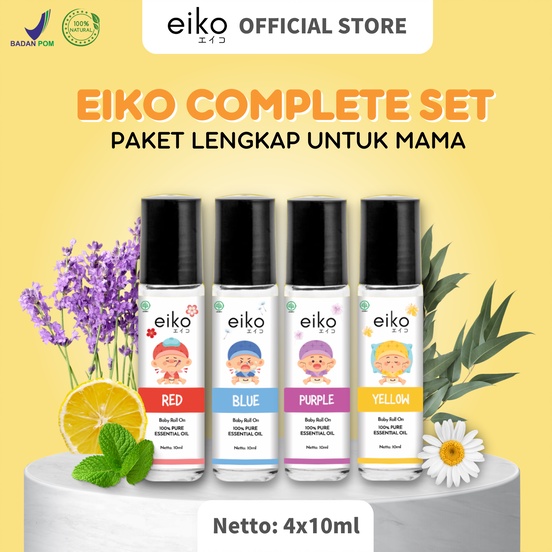 Jual Essential Oil Baby EIKO - EIKO Baby Oil - EIKO Complete Set All Variant EIKO Essential Oil ...