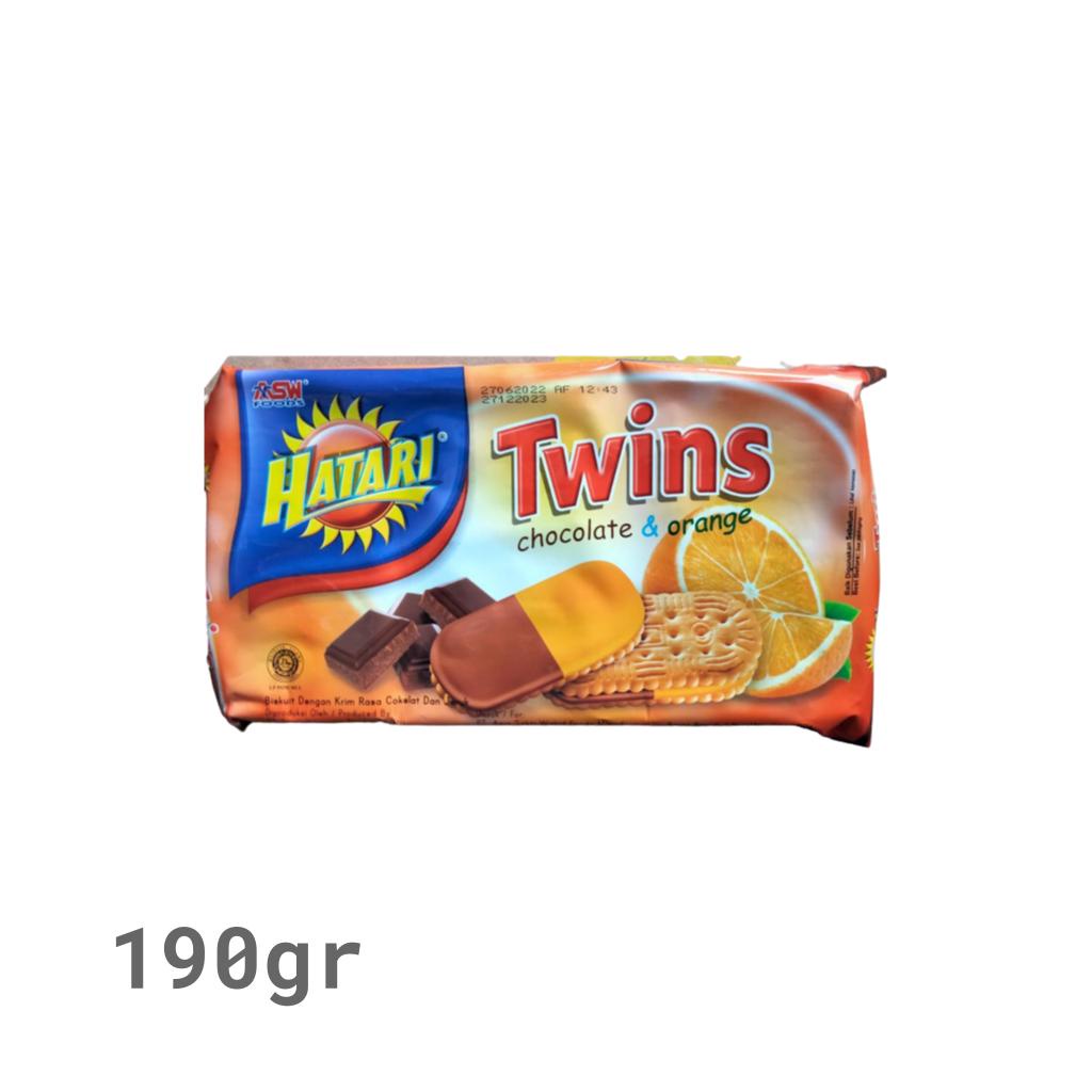 Jual Hatari Twins Biskuit Chocolate & Orange 190 gr | Shopee Indonesia