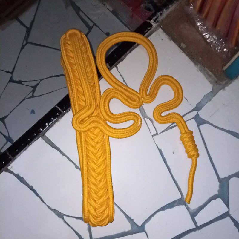 Jual tali komando satu warna full kuning | Shopee Indonesia