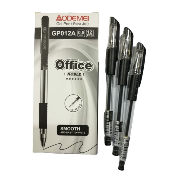 Jual Pulpen Gel Pen Office Aodemei Mastona GP012A 0.5mm (1 Lusin ...