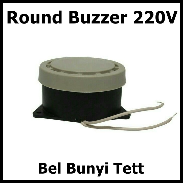 Jual Round Buzzer 220V AC Bel Sekolah RUMAH Kantor Bunyi Tett | Shopee ...