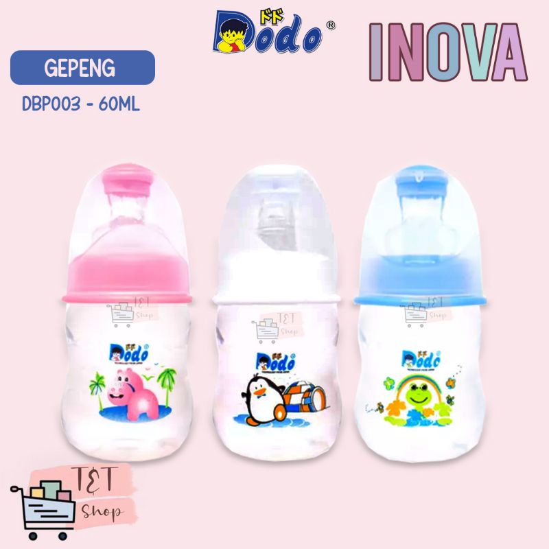 Jual Botol Dot Susu Dodo Reguler Slim Neck Nipple Gepeng Pipih