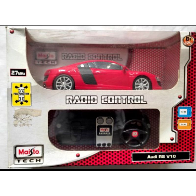 Jual Radio control 1/24 Audi R8 V10 - RC Maisto | Shopee Indonesia