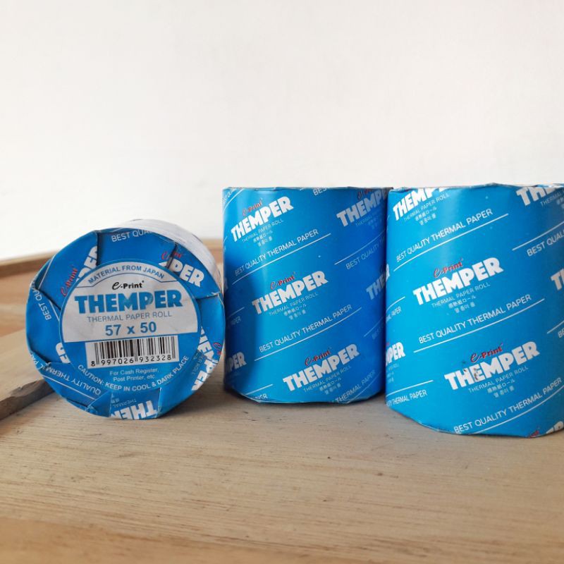 Jual Kertas Thermal E-Print 57x50 / Kertas Struk / Thermal Paper Roll ...