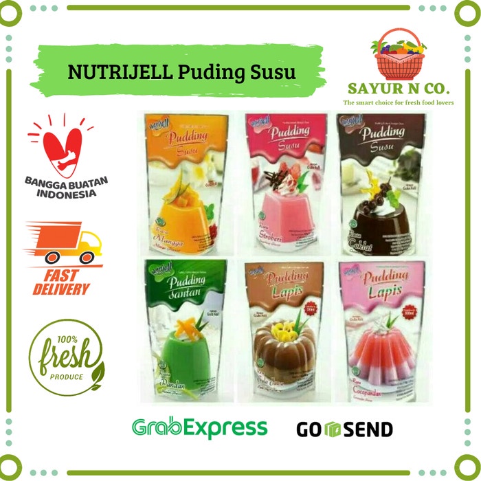 Jual NUTRIJELL Pudding Susu Aneka Rasa | Sayur N Co Bekasi | Shopee ...