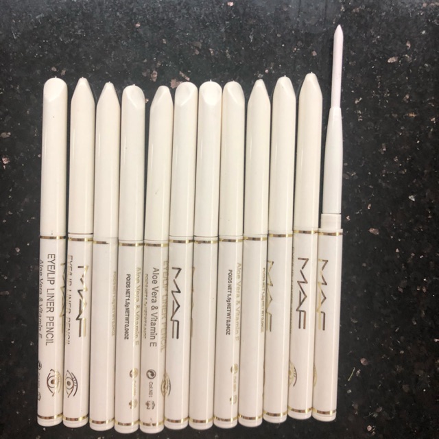 Jual [TERMURAH!!!] READYSTOCK PENSIL EYELINER MAC PUTAR WARNA PUTIH ...