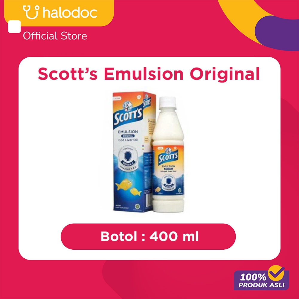 Jual Scott's Emulsion Original 400 ml | Shopee Indonesia