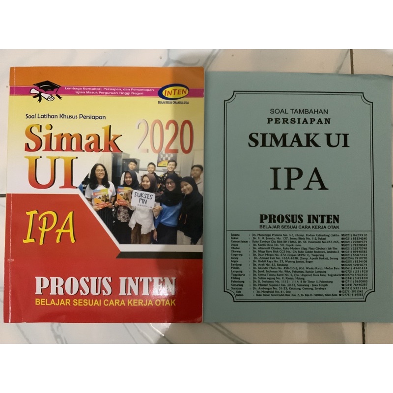Jual Buku Modul Prosus INTEN Saintek 2021 UTBK, UM Undip, Simak UI ...